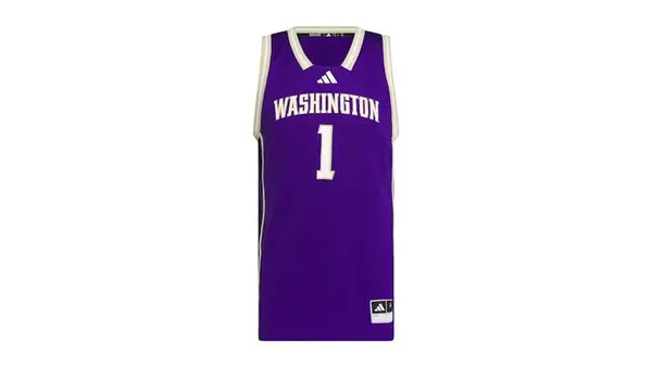 Adidas Huskies Away Swingman Jersey - Washington Collegiate Purple