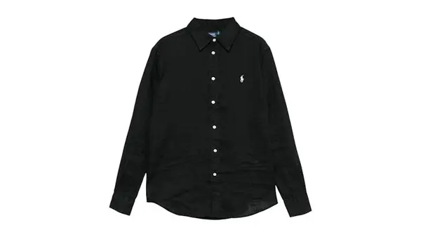 Polo Ralph Lauren Classic Long Sleeve Button Front Shirt - Polo Black