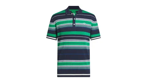 Adidas Knit Polo Shirt - Night Indigo Green