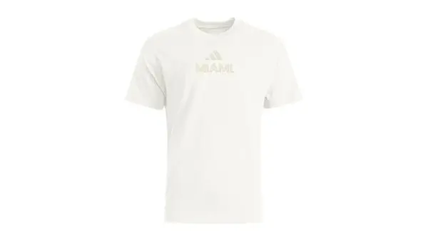 Adidas Hurricanes All Szn Embroidered Tee Shirt - Miami Off White