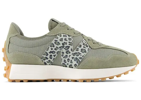NEW BALANCE 327 Leopard - Dark Olivine