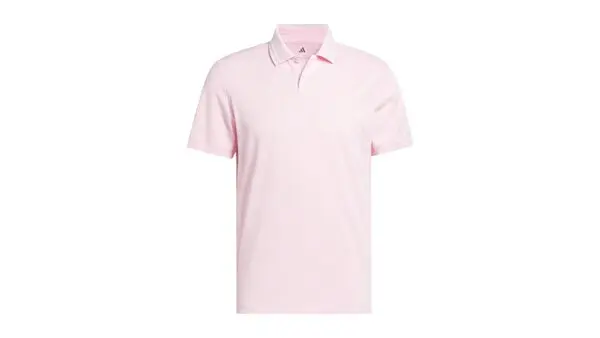 Adidas Ultimate365 Tour Nylon Polo Shirt - Clear Pink