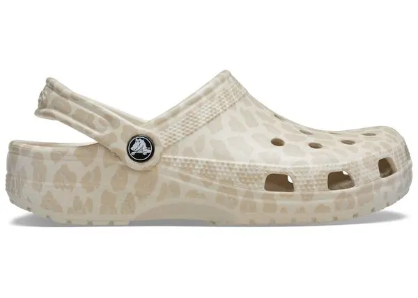 CROCS Classic Animal Clog - Almond Tint/leopard