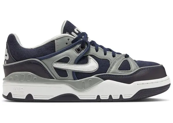 Nike Air Force 3 Low Sp Nigo Pendleton College Pack - Midnight Navy Blue/shadow Grey/off White