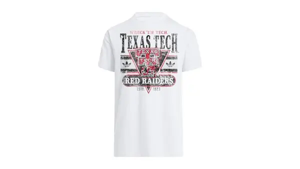 Adidas Raiders Graphic T-shirt - Red White Ncaa/txt/7tb