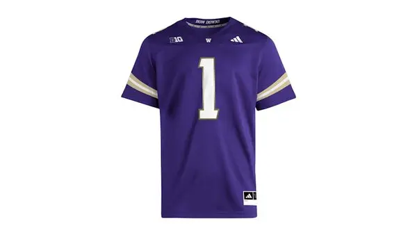 Adidas Huskies Premier Home Jersey - Washington Collegiate Purple White Team Sand Ncaa/wtn/6va