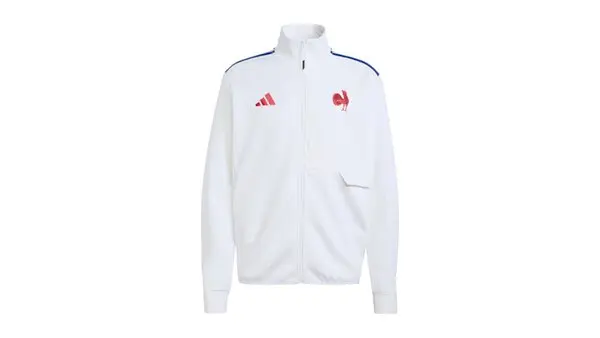 Adidas France Rugby Anthem Jacket - White
