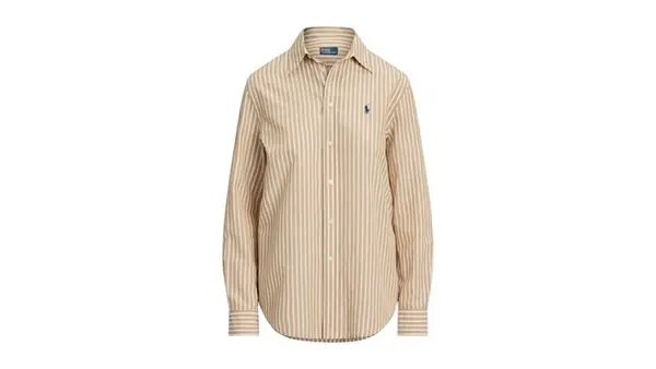 Polo Ralph Lauren Cotton/linen Shirt - Classic/camel/white