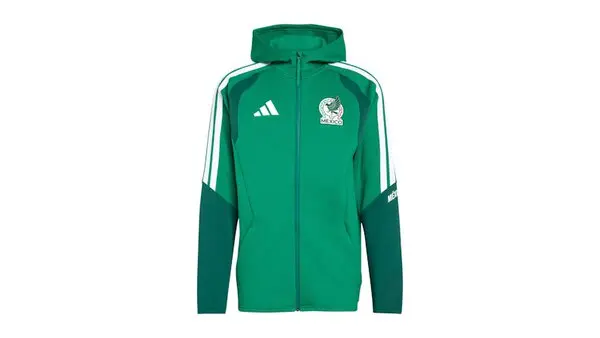Adidas Mexico 2026 Tiro Pro Hoodie - Bold Green