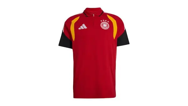 Adidas Germany 2026 Tiro Polo Shirt - Team Power Red
