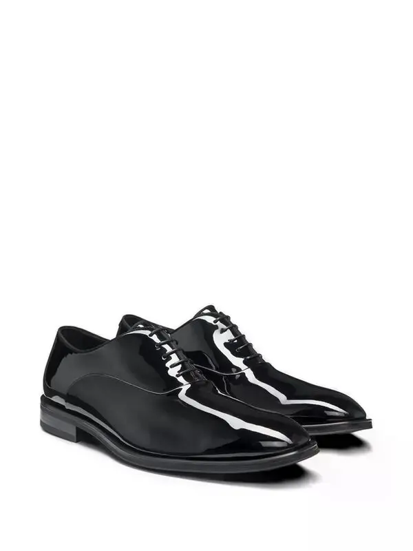 BOSS Patent Faux Leather Oxford Shoes