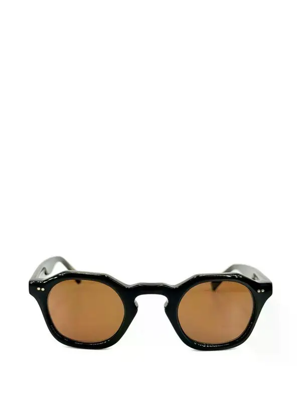 JOSEF MILLER Milton Round-frame Sunglasses - Black