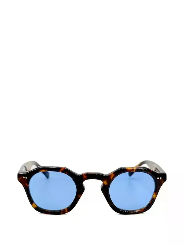 JOSEF MILLER Milton Round-frame Sunglasses - Brown