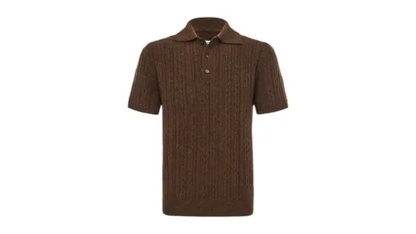 MAISON MARGIELA Polo Shirt - Brown