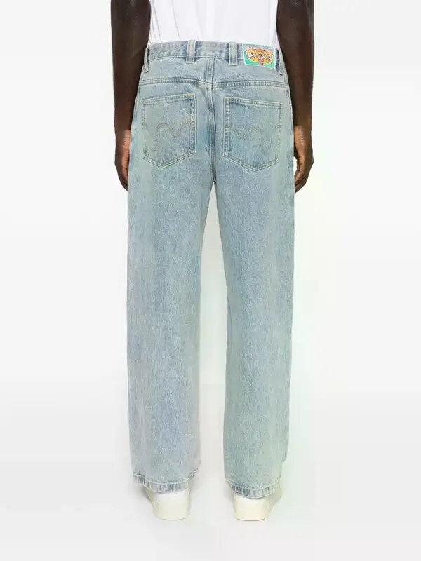 ICECREAM Running Dog Double Scoop Graphic Jeans
