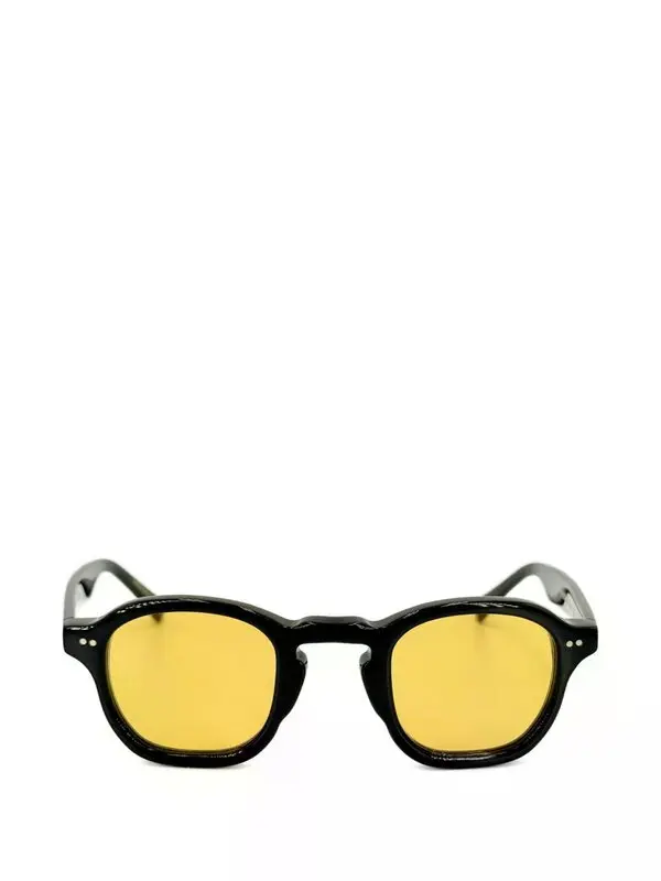 JOSEF MILLER Marius Round-frame Sunglasses - Black