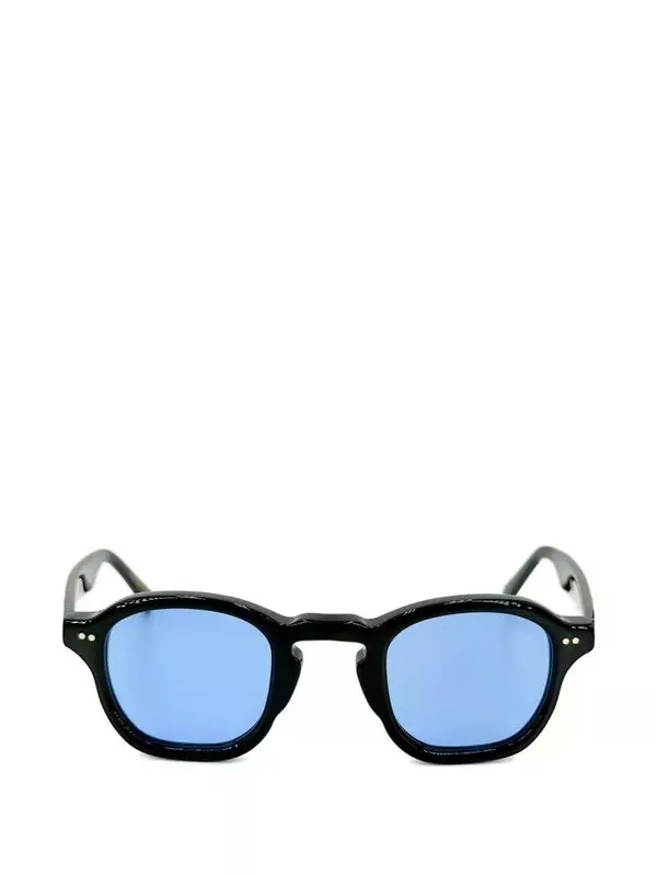 JOSEF MILLER Marius Round-frame Sunglasses - Black
