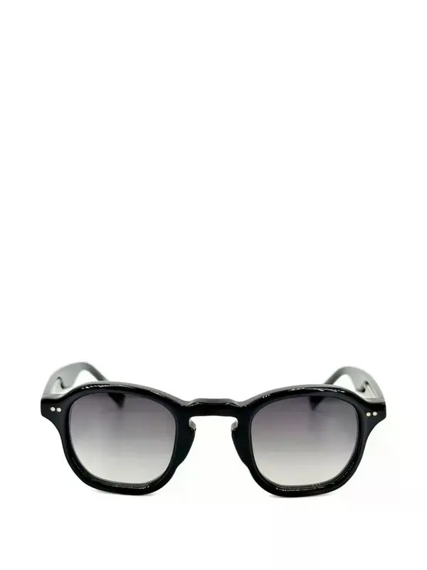 JOSEF MILLER Marius Round-frame Sunglasses - Black