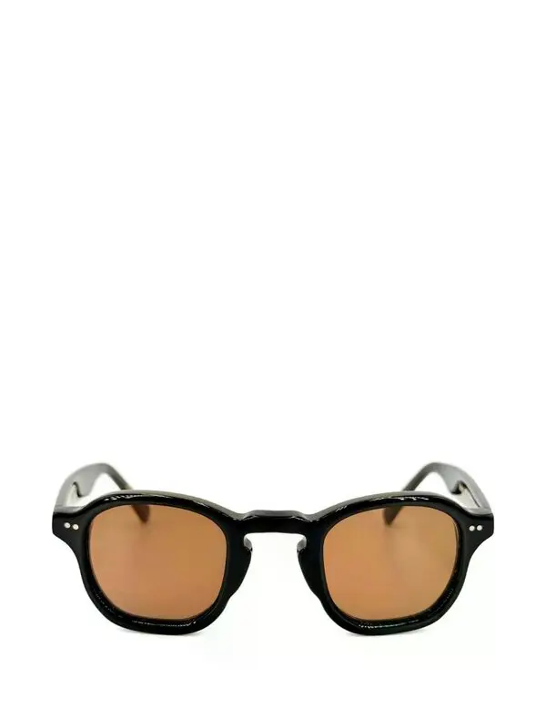 JOSEF MILLER Marius Round-frame Sunglasses - Black