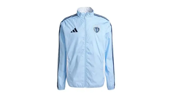 Adidas Sporting City Reversible Anthem Jacket - Kansas Glow Blue