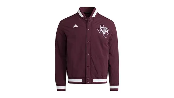 Adidas Aggies Coaches Dugout Jacket