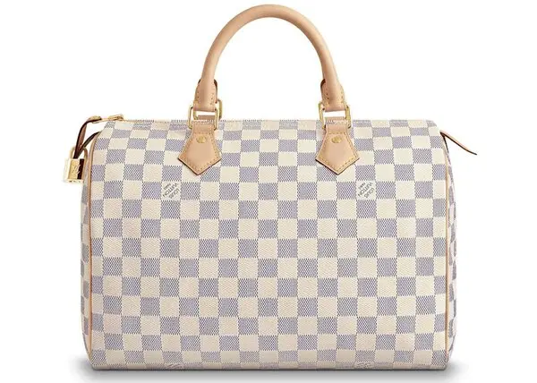 LOUIS VUITTON Speedy Damier Azur 30 - White/blue