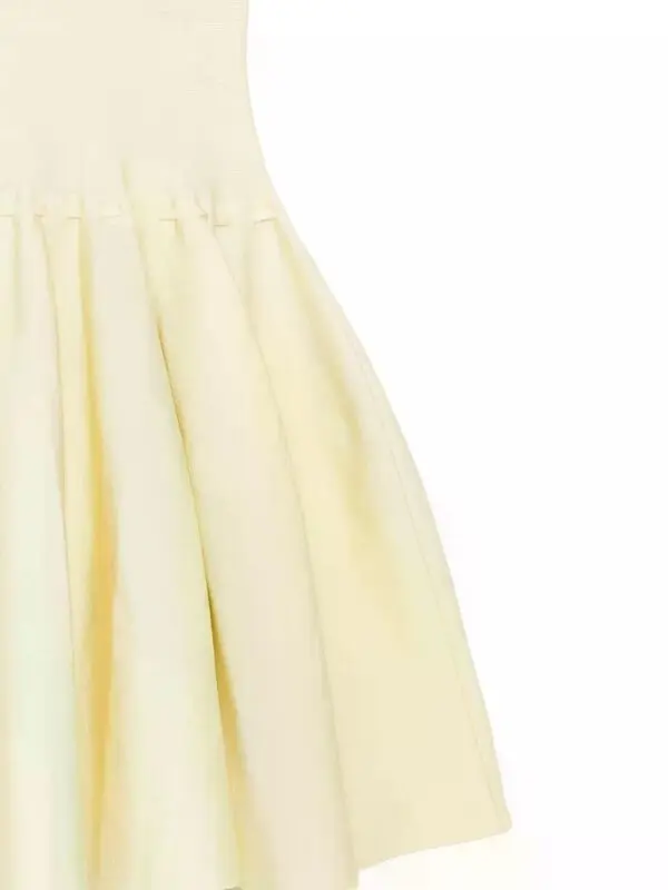 Brandon Maxwell Cleo Mini Dress - Yellow