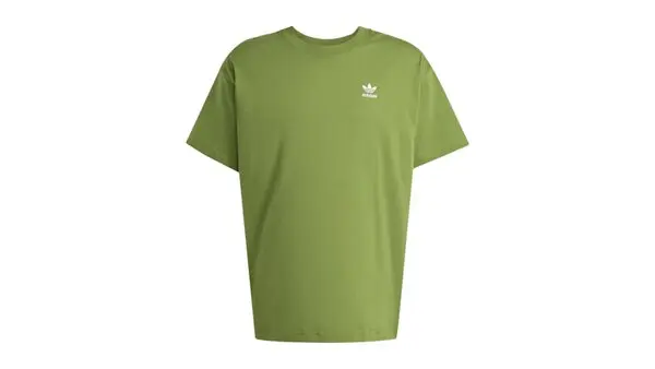 Adidas Trefoil Essentials Oversized Tee Shirt - Tech Olive