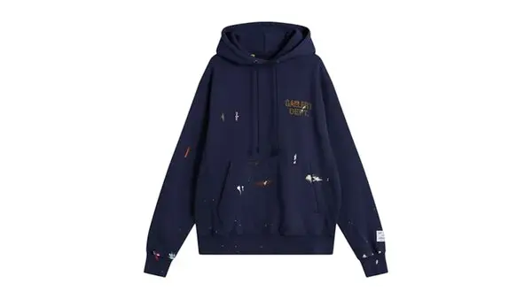 GALLERY DEPT. Gd Paint Logo Hoodie - Vintage Navy Blue