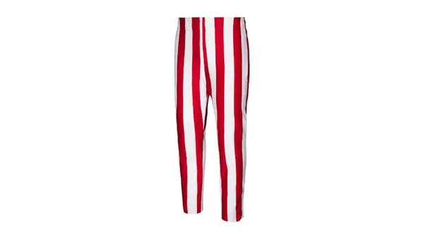 Adidas Hoosiers Candy Stripe Pant - Indiana Team Victory Red White