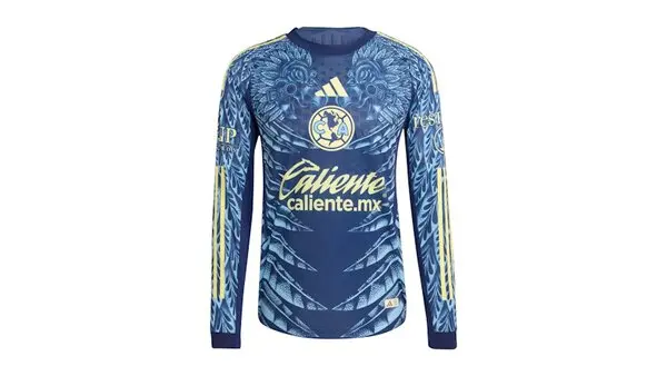 Adidas Club America 25/26 Long Sleeve Away Authentic Jersey - Team Navy Blue 2