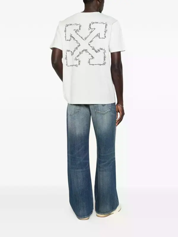 Off-White Script Arrow T-shirt - Green