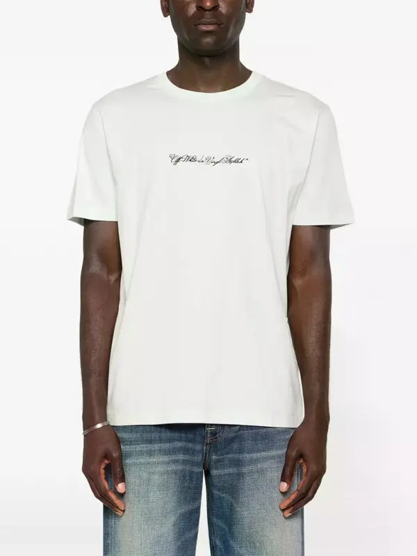 Off-White Script Arrow T-shirt - Green