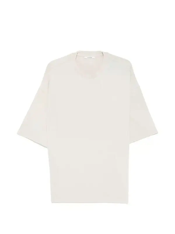 ENTIRE STUDIOS Short-sleeve Ribbed T-shirt - Neutrals