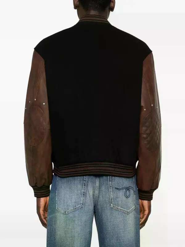 REPRESENT Logo-appliqué Bomber Jacket
