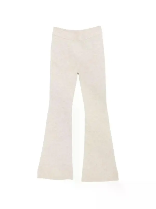 Eric Bompard Ribbed Flared Trousers