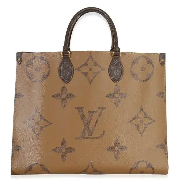 LOUIS VUITTON Reverse Monogram Canvas Onthego Gm - Brown