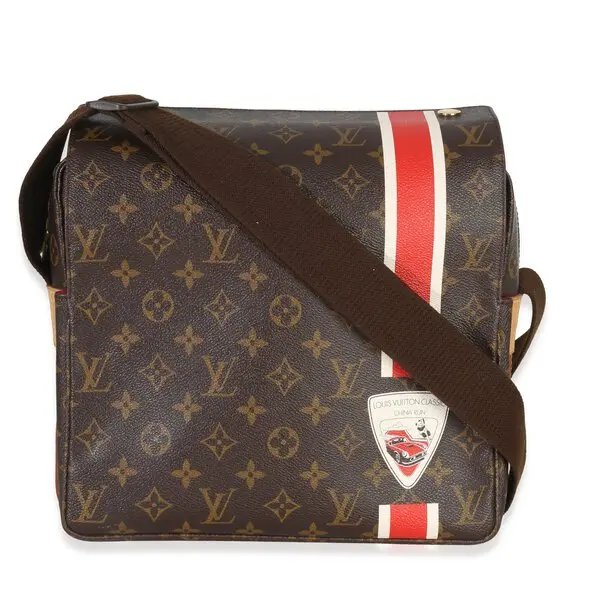 LOUIS VUITTON Monogram Canvas China Run Naviglio Messenger