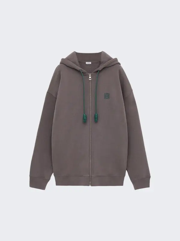 Loewe Zip-up Hoodie - Gray