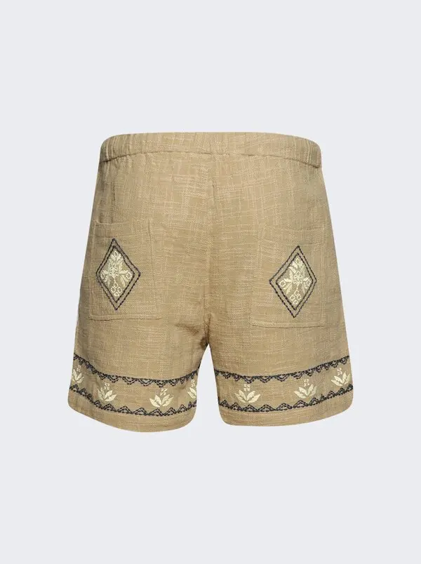 BAZISZT Relaxed Fit Short - Beige