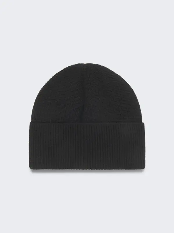 Marni Wool Fisherman's Rib Beanie - Black