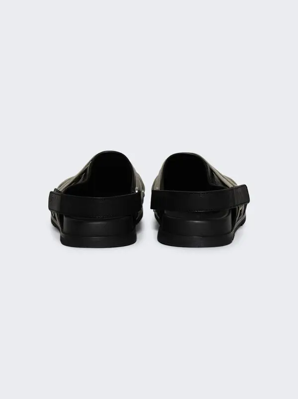 Rick Owens Megalace Mule Granola - Black