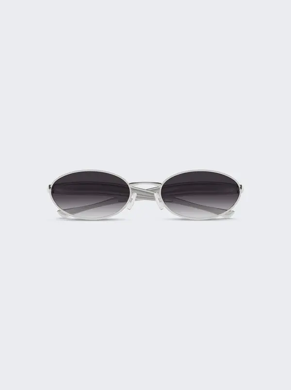 Bottega Veneta Sardine Oval Sunglasses - A
