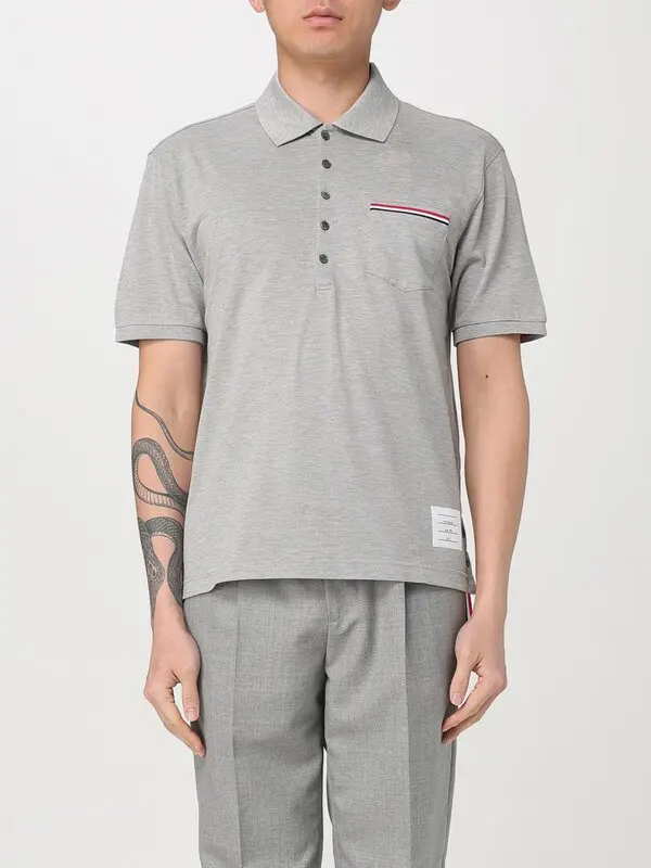 Thom Browne Polo Shirt - Grey