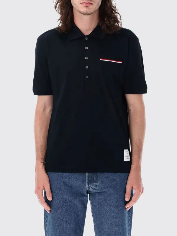 Thom Browne Polo Shirt - Blue
