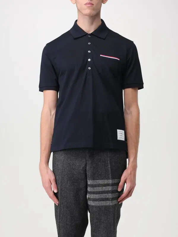 Thom Browne Polo Shirt - Navy