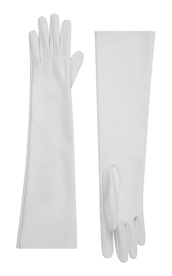 Ila Mirelle Leather Gloves - White