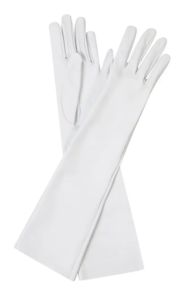 Ila Mirelle Leather Gloves - White