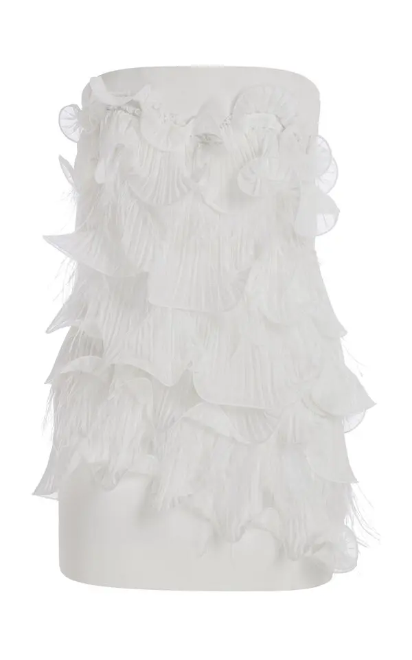 Ila Lina Strapless Boned Mini Dress - White