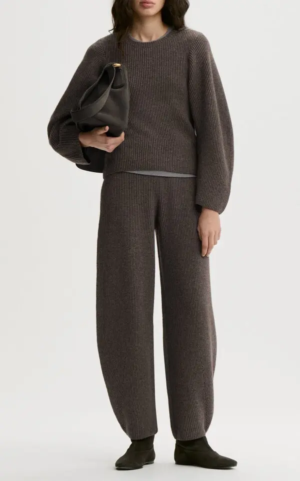 BY MALENE BIRGER Bianca Ribbed Wool-blend Sweater